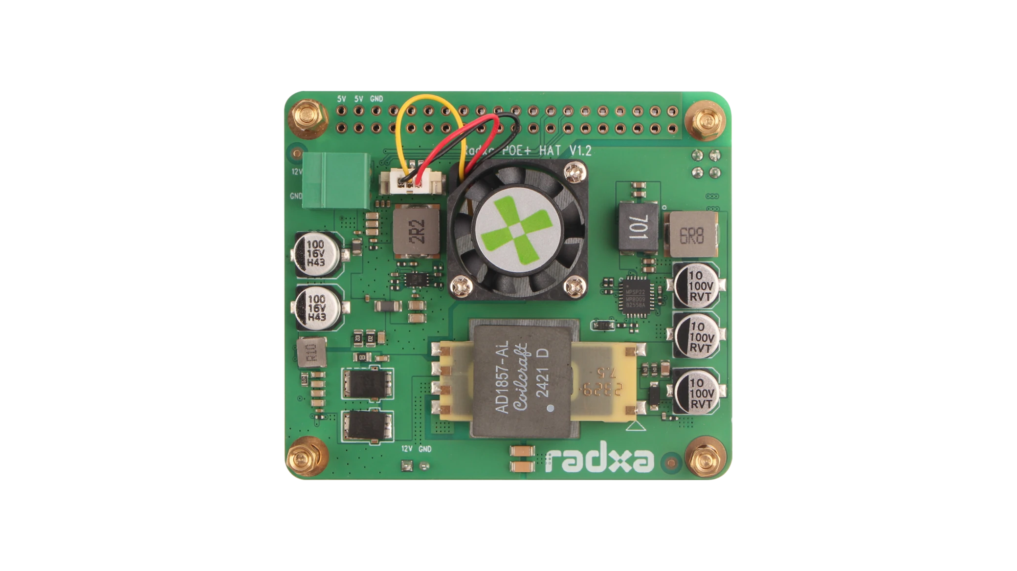 瑞莎 25W PoE+ HAT for X4 | Radxa Docs