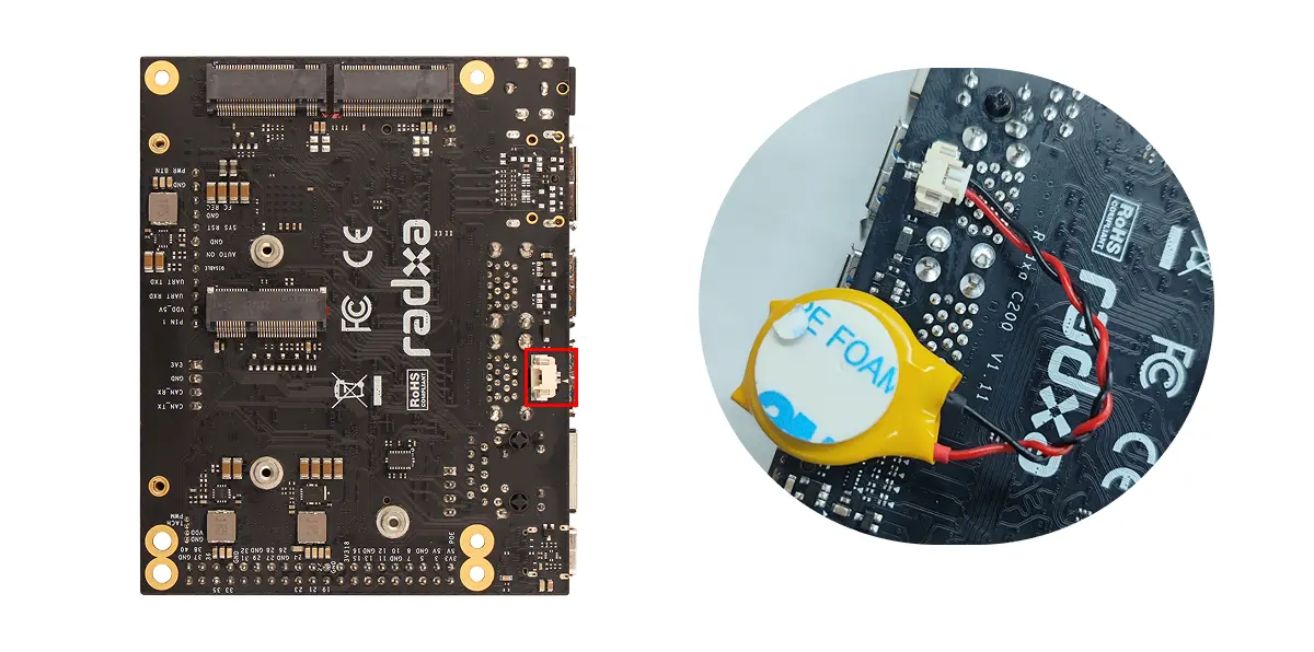 RTC 电池 | Radxa Docs