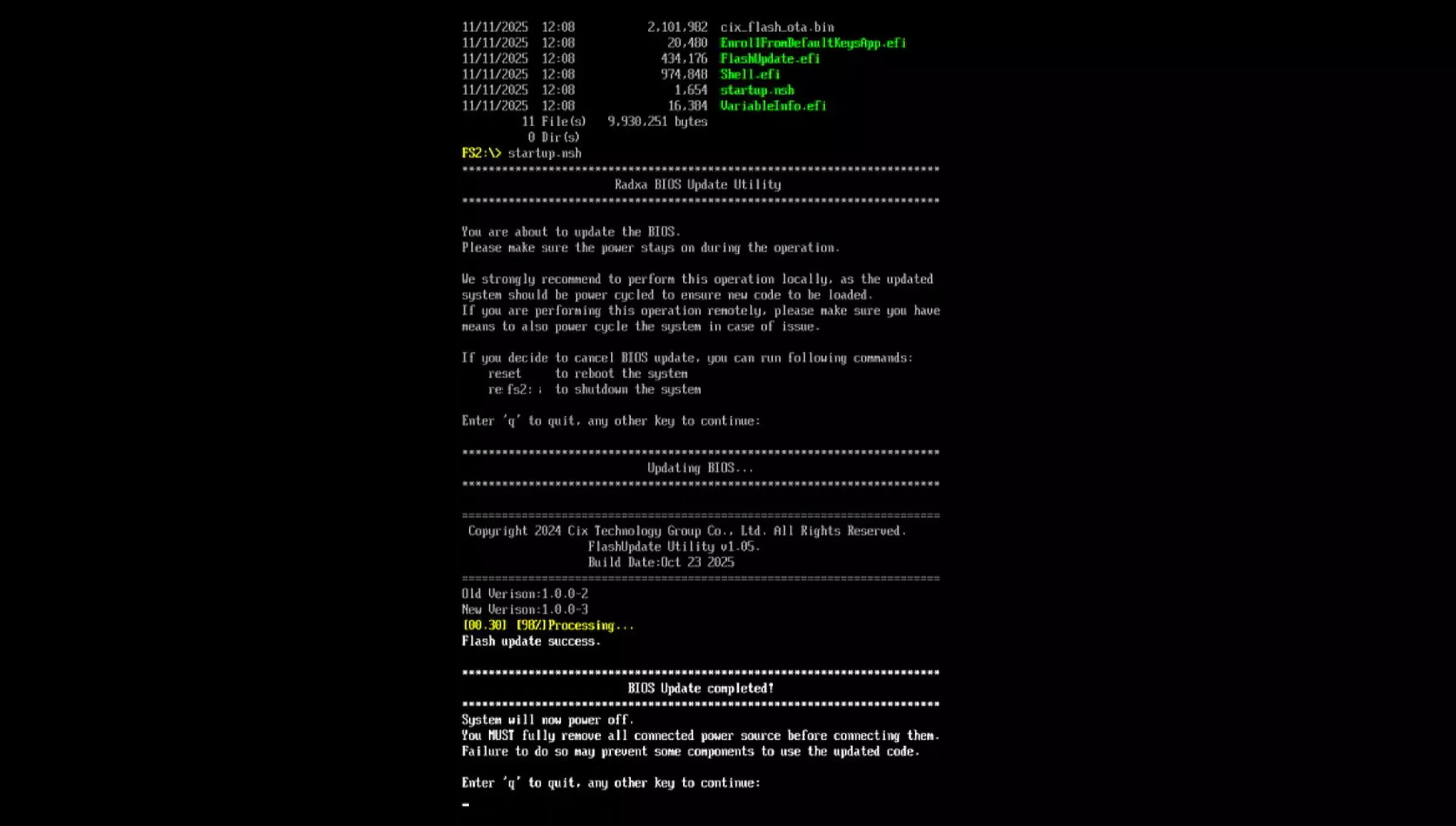 更新 BIOS 固件 | Radxa Docs