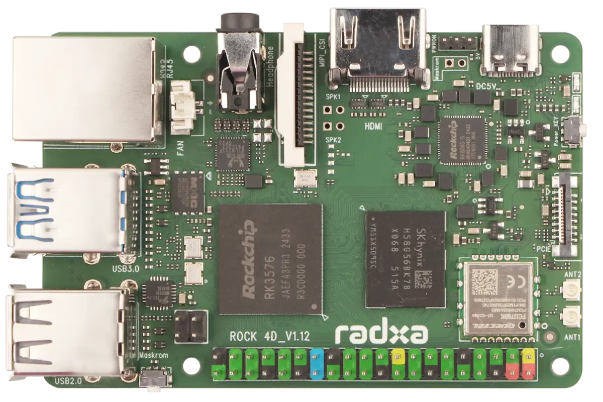 ROCK 4D - 工业级 AI 单板计算机 | Radxa Docs